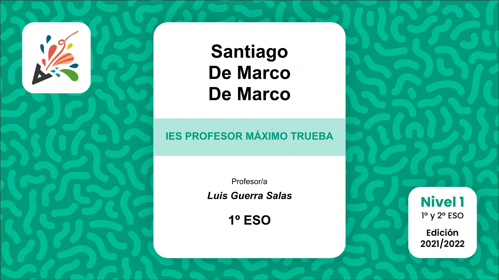 Microrrelato de Santiago de Marco de Marco del IES Profesor Máximo Trueba